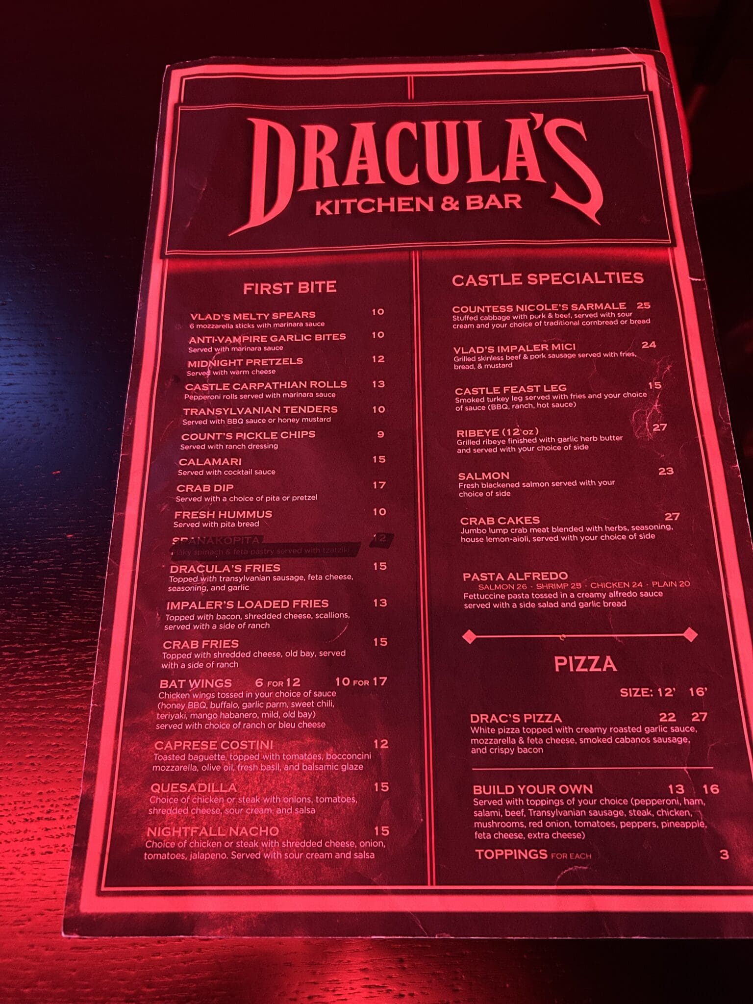 Dracula’s Kitchen and Bar - www.epfoodies.com